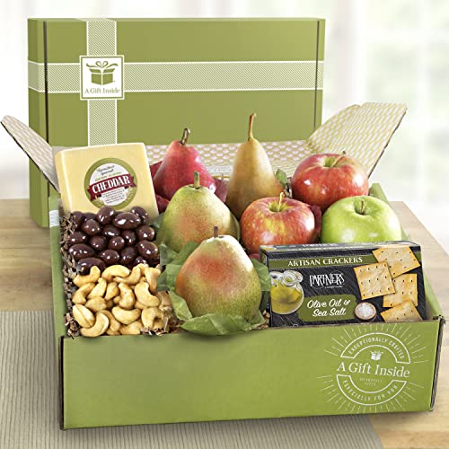 Fruit and Gourmet Deluxe Gift Box