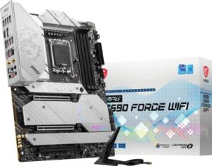 msi z690 force wifi gaming motherboard (atx, 12th gen intel core, lga 1700 socket, ddr5, pcie 4, cfx, m.2 slots, wi-fi 6e)