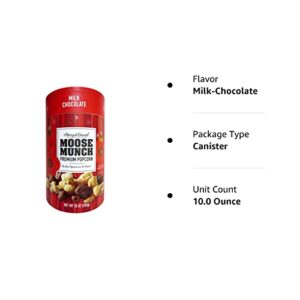 Harry & David Milk Chocolate Moose Munch Premium Popcorn Holiday Canister