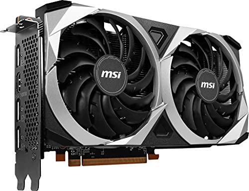 MSI Gaming AMD Radeon RX 6600 XT 128-bit 8GB GDDR6 DP/HDMI Dual Torx Fans FreeSync DirectX 12 VR Ready OC Graphics Card (RX 6600 XT MECH 2X 8G OC)