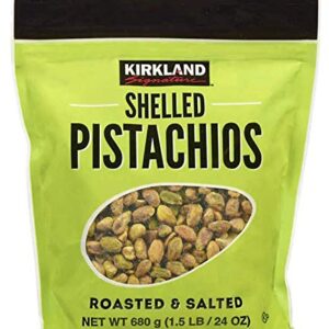 Kirkland Signature Shelled Roasted & Salted Pistachios - 1.5 lbs