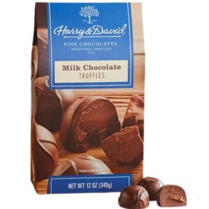 harry & david milk chocolate truffles – 12oz bag