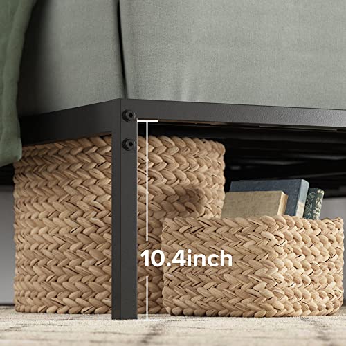 Zinus Figari Bamboo and Metal Platform Bed Frame / Mattress Foundation with Sturdy Metal Slats / No Box Spring Needed / Sustainable Bamboo Headboard, Slatted Headboard, Queen