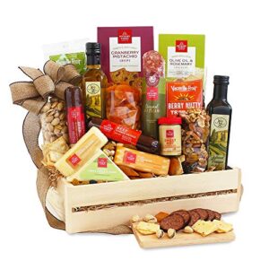 california delicious ultimate meat and cheese gift crate