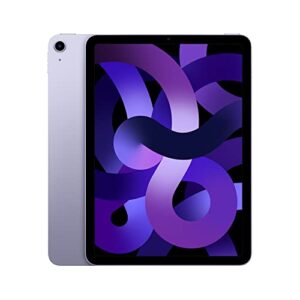 apple 2022 ipad air (10.9-inch, wi-fi, 64gb) – purple (5th generation)