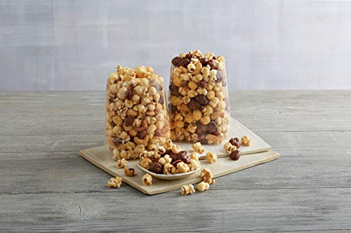 Moose Munch Premium Popcorn Duo by Harry & David, Classic Caramel and Milk Chocolate (2-Pack)