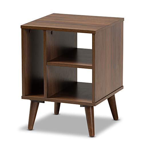 Baxton Studio End Tables, One Size, Walnut