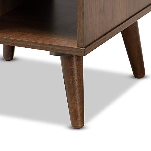 Baxton Studio End Tables, One Size, Walnut