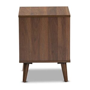 Baxton Studio End Tables, One Size, Walnut