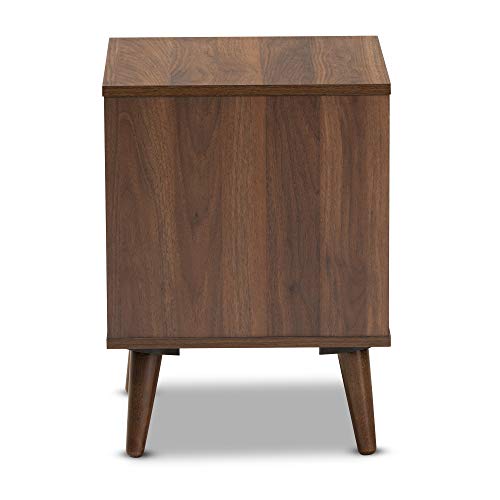 Baxton Studio End Tables, One Size, Walnut