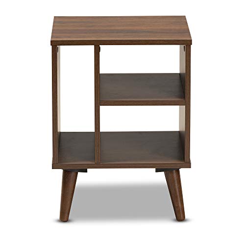 Baxton Studio End Tables, One Size, Walnut