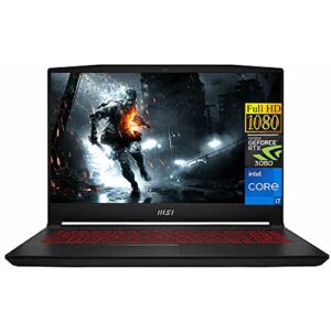 msi katana gaming laptop 2023 newest, 15.6″ fhd display, nvidia geforce rtx 3060 graphics, 12th gen intel core i7-12700h processor, 32gb ram, 2tb ssd, webcam, windows 11 home, bundle with cefesfy