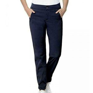 kirkland signature ladies’ woven pant (navy, 8)