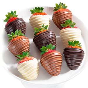 golden state fruit 9 piece chocolate covered strawberries, berry bites