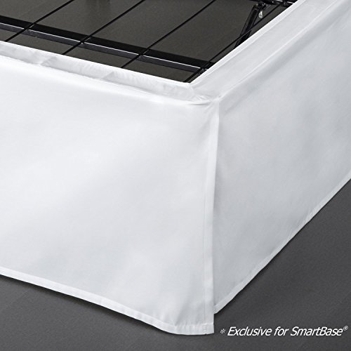 ZINUS SmartBase Bed Skirt / 14 Inch Drop / For Use with SmartBase / Easy On & Off Design - King