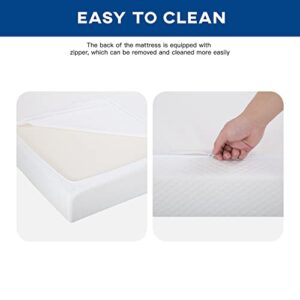 6/8/10/12 inch Gel Memory Foam Mattress for Cool Sleep & Pressure Relief, Medium Firm Mattresses CertiPUR-US Certified/Bed-in-a-Box/Pressure Relieving (6 in, Queen)