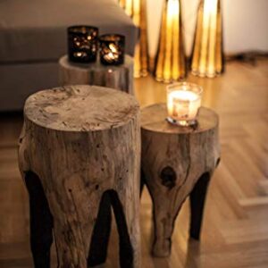 Reclaimed Wood Coffee Tables, Tree Stump Tables, Wooden Furniture, Small Rustic Living Room Tables, Farmhouse Decor