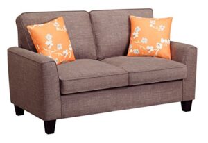 serta deep seating astoria 61″ loveseat in tan