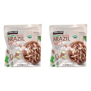 kirkland signature organic whole brazil nuts 1.5 lbs (pack of 2)