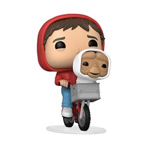 funko pop! movies: e.t. the extra-terrestrial – elliot with e.t. in basket, multicolor, 3.75 inches