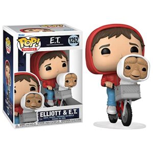 Funko Pop! Movies: E.T. The Extra-Terrestrial - Elliot with E.T. in Basket, Multicolor, 3.75 inches