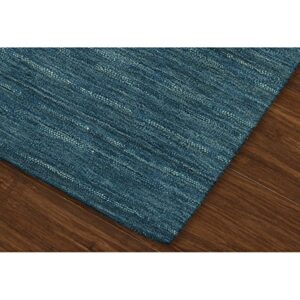 Dalyn Rugs RF100 Rafia Area Rug, 5-Feet by 7-Feet 6-Inch, Cobalt