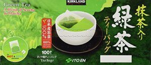 kirkland signature ito en matcha blend, 100% japanese green tea leaves, 100 t…