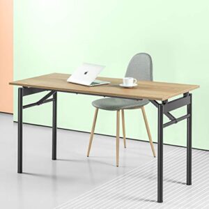 zinus mare folding desk 55 inch computer workstation table