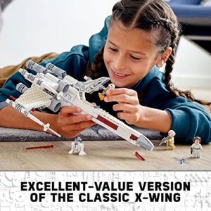 LEGO Star Wars Luke Skywalker's X-Wing Fighter 75301 Building Toy, Gifts for Kids, Boys & Girls with Princess Leia Minifigure and R2-D2 Droid Figure