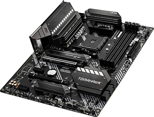 MSI MAG B550 TOMAHAWK Gaming Motherboard (AMD AM4, DDR4, PCIe 4.0, SATA 6Gb/s, M.2, USB 3.2 Gen 2, HDMI/DP, ATX, AMD Ryzen 5000 Series processors)