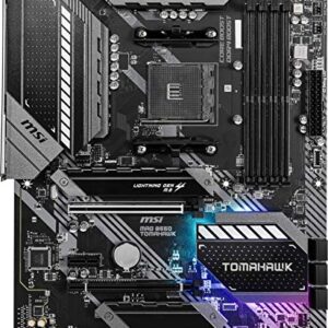 MSI MAG B550 TOMAHAWK Gaming Motherboard (AMD AM4, DDR4, PCIe 4.0, SATA 6Gb/s, M.2, USB 3.2 Gen 2, HDMI/DP, ATX, AMD Ryzen 5000 Series processors)