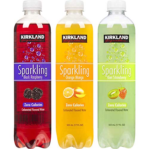 Kirkland Signature Flavored Sparkling Water Variety Club Pack - 24 ct. (17 oz.)