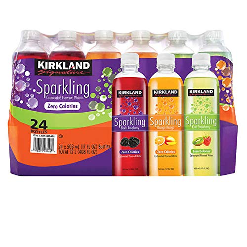 Kirkland Signature Flavored Sparkling Water Variety Club Pack - 24 ct. (17 oz.)