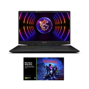 excaliberpc 2023 msi stealth 17studio a13vi-017us (i9-13900h, 64gb ram, 8tb wd nvme ssd, rtx 4090 16gb, 17.3″ qhd 240hz, windows 11 pro) gaming laptop