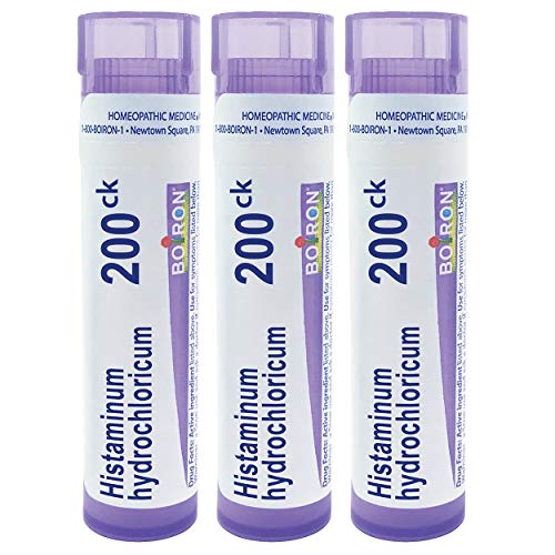 Boiron Histaminum Hydrochloricum 200ck Homeopathic Medicine for Allergies - 80 Count (Pack of 3) , Total - 240 Pallets