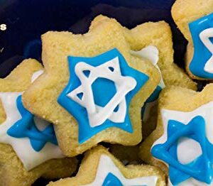 Walker's Shortbread Hanukkah Mini Festive Stars Holiday Cookies, Pure Butter Shortbread Cookies, 4.4 Oz Bag (Pack of 12)