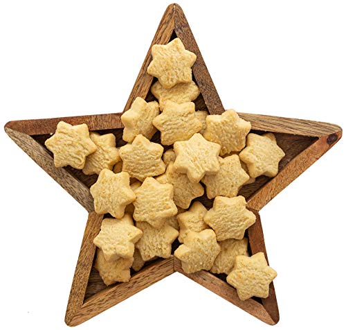 Walker's Shortbread Hanukkah Mini Festive Stars Holiday Cookies, Pure Butter Shortbread Cookies, 4.4 Oz Bag (Pack of 12)