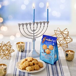 Walker's Shortbread Hanukkah Mini Festive Stars Holiday Cookies, Pure Butter Shortbread Cookies, 4.4 Oz Bag (Pack of 12)