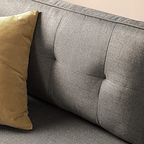 ZINUS Sayan Loveseat Sofa / Easy, Tool-Free Assembly, Sand Grey