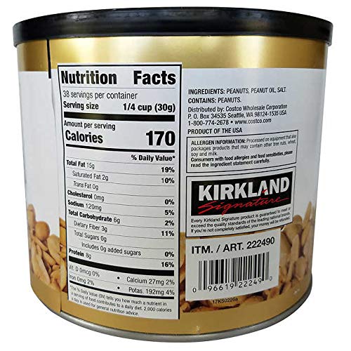 Kirkland Signature Expect More Super Extra Large Peanuts 2.5 lb