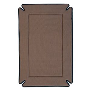 k&h pet products odor-control crate pad large mocha 25″ x 37″