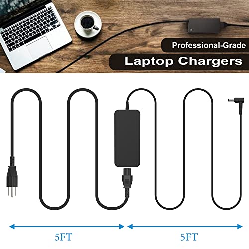 19.5V 9.23A 180W Tip 5.5mm MSI Laptop Charger, AC Charger for MSI Gaming Laptop GS65 GF63 GS63VR GT60 GT70 GF65 GF75 GS75 GS63 GE70 GE72 GE72VR GE62VR GS73VR GS43VR WS65 P65 GX60 Power Supply Cord