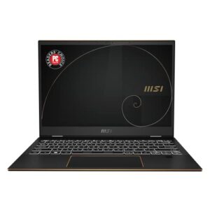 msi summit e13 flip evo business professional laptop: 13.4″ fhd+ 1200p, intel core i7-1195g7, intel iris xe, 16gb, 512gb ssd, thunderbolt 4, wifi 6e, tpm 2.0, win10pro, ink black (a11mt-223)