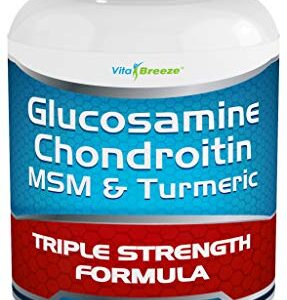 Glucosamine Chondroitin, MSM & Turmeric Dietary Supplement - 248 Capsules