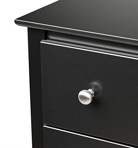 Black Sonoma 6 Drawer Dresser & Black Sonoma 5 Drawer Chest