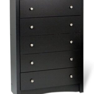 Black Sonoma 6 Drawer Dresser & Black Sonoma 5 Drawer Chest