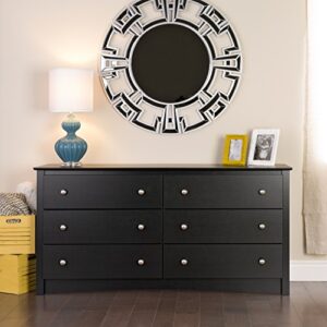 Black Sonoma 6 Drawer Dresser & Black Sonoma 5 Drawer Chest