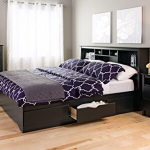 Prepac Sonoma 5-Drawer Chest for Bedroom, 16" D x 31.5" W x 45.25" H, Black