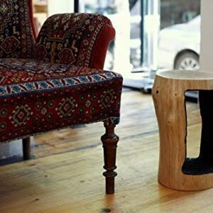 Space-Saving Coffee Log Side Table Made From Wood Available In Different Height Perfect Holiday Decor Or Boyfriend Gift