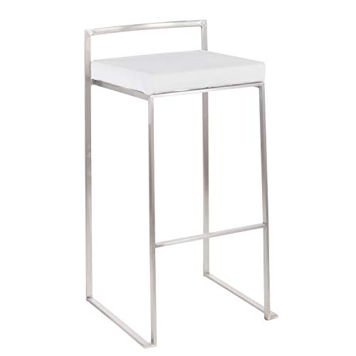 LumiSource Fuji Stacker Barstool - Set of 2